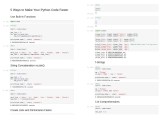 Make Your Python Code Faster Pdf Guide For Optimizing Performance