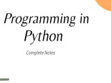 Programming In Python Complete Notes Pdf Connect 4 Programming