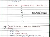 Basic Python Programs Handwritten Pdf Connect 4 Programming