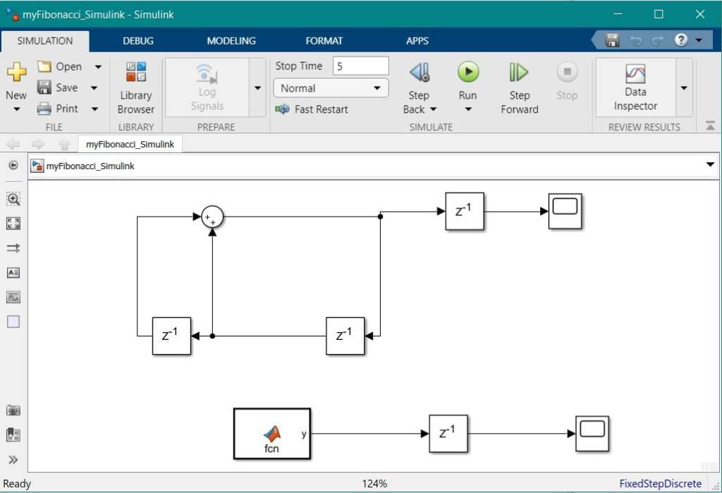 Fibonacci Series Programming In Matlab And Simulink Model For Beginners
