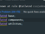 How To Fix Unknown At Rule Tailwindcss Unknownatrules Programmingbasic