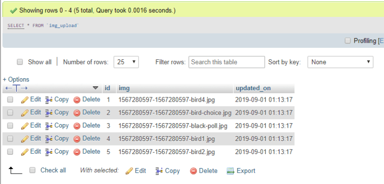 jQuery File Upload in PHP - Upload Multiple Files By Drag and Drop