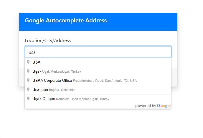 How to Implement Google Autocomplete Address in Laravel 6