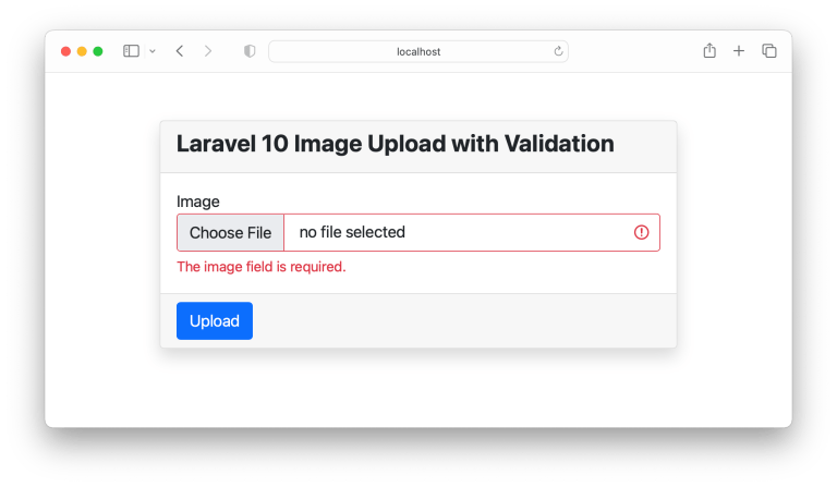 How to Upload Image in Laravel 10 with Validation in Easy Steps