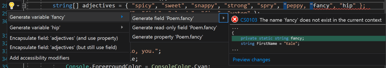 Debugging Code: Poem Generator (C#) • Programming is Fun