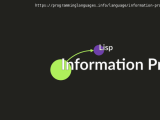 Information Processing Language Programming Language Information