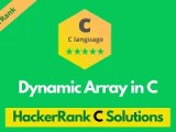 Hackerrank Dynamic Array In C Solution