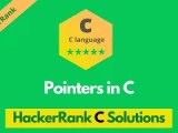 Hackerrank Pointers In C Solution Programming101