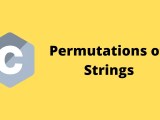 Hackerrank Permutations Of Strings Solution In C