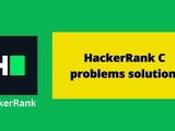 Hackerrank C Problems Solutions