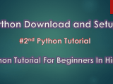 Pyhon Tutorial