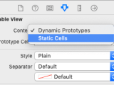 Uitableview With Static Cells