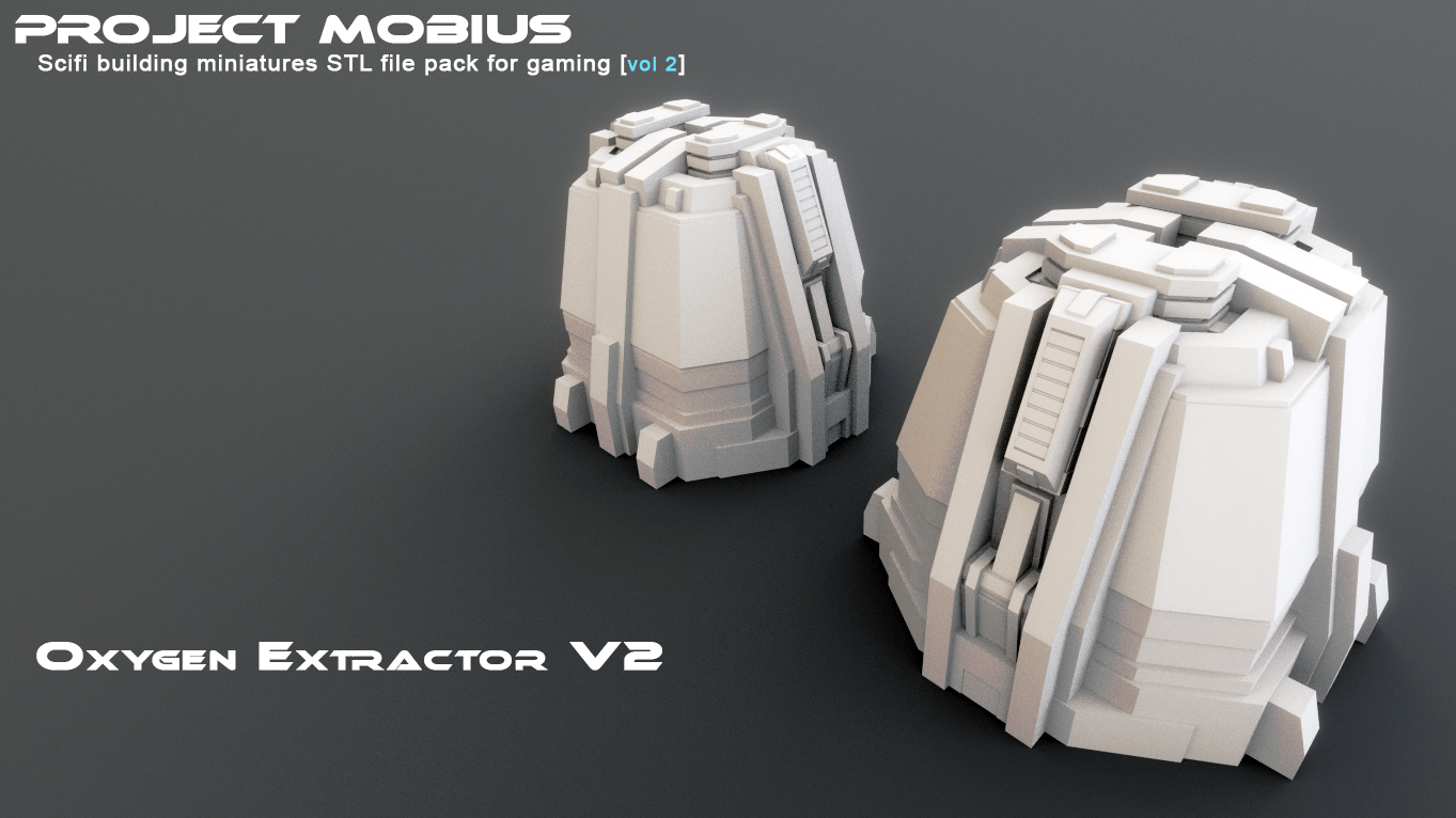 Oxygen Extractor version 2 – Project Mobius 3D Printable Miniatures