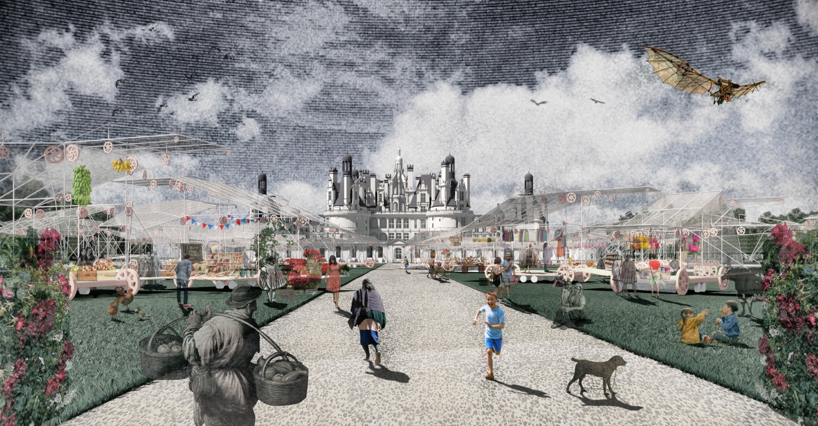 Transformable Temporary Market – Project : Architecture