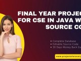 Cse Final Year Projects With Source Code