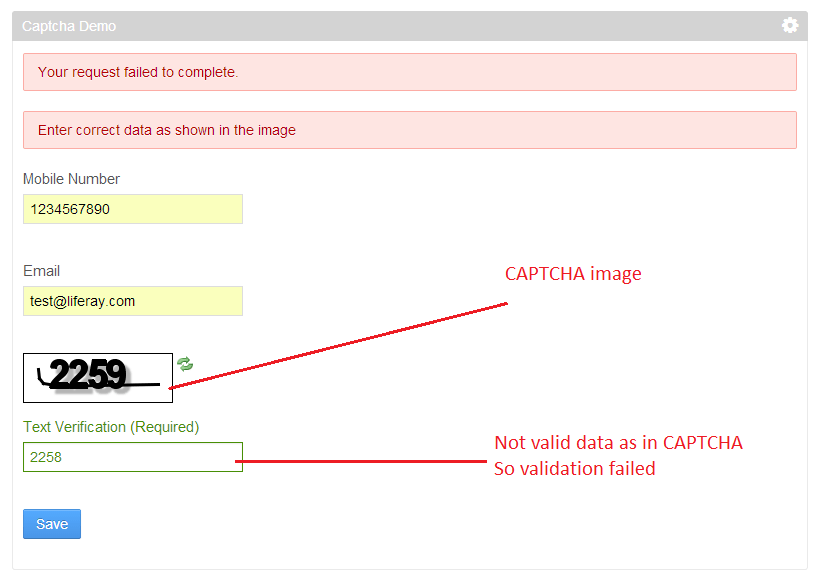 Captcha Validation - Pro Liferay