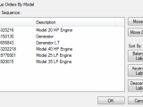 Modules Sequence Planner Sequencing Orders