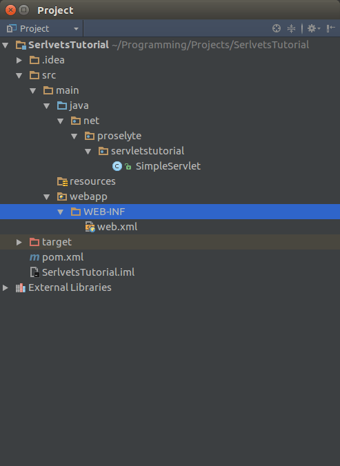 Руководство по Servlets. Пример приложения. – PROSELYTE