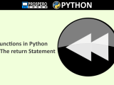 Functions In Python The Return Statement Prospero Coder