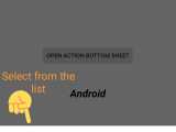 Android Bottom Sheet Dialog Fragment Popup With List Selection