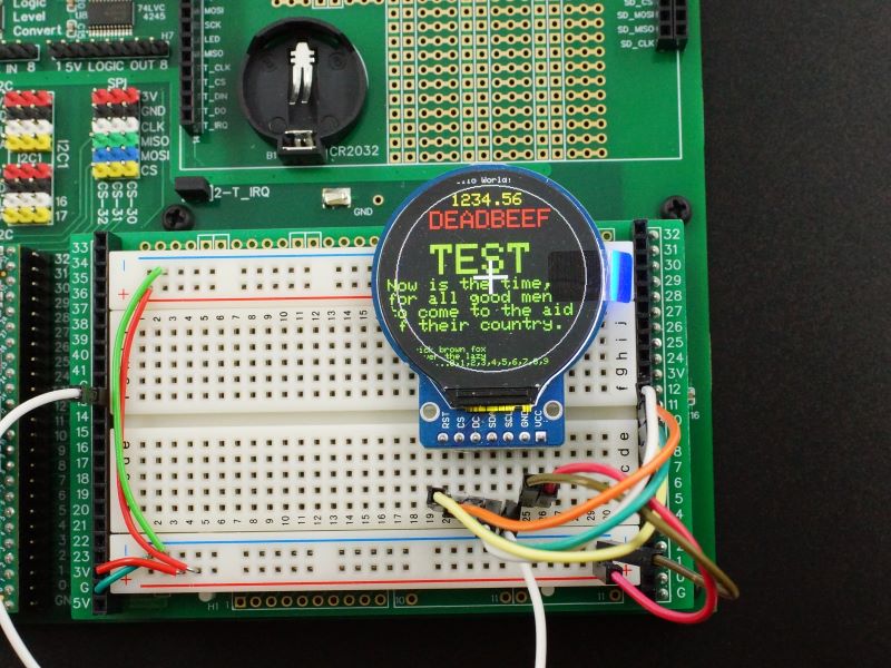 Round Tft Display Rgb 3 5v 240240 Gc9a0 Makers Electronics