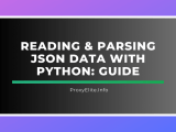 Reading Parsing Json Data With Python