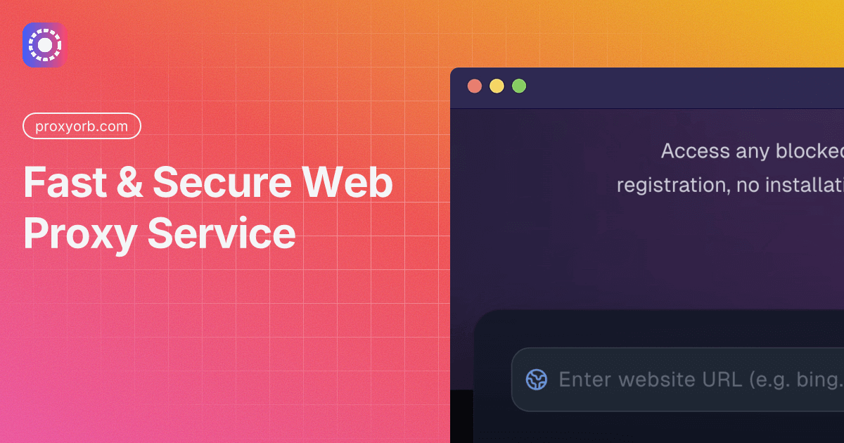 Privacy Policy Proxyorb
