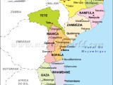 Moçambique Mapa Mapa Do Moçambique