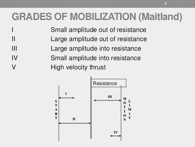 Maitland Mobilisation Grades - PT Master Guide