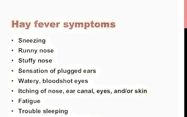 Symptoms of Hay Fever or Allergic Rhinitis - PT Master Guide