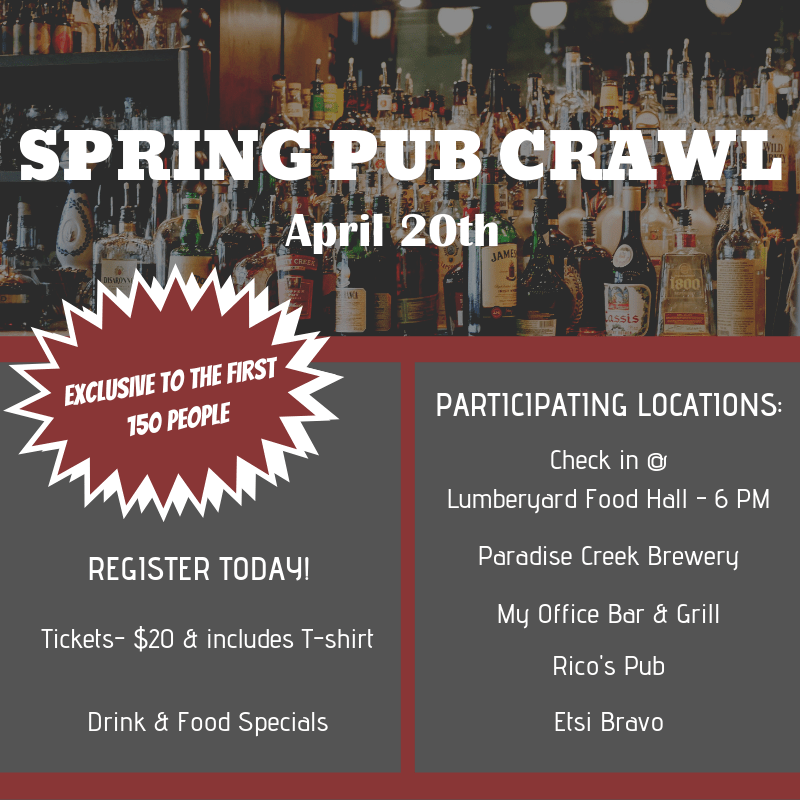 Pullman’s Spring Pub Crawl Saturday night – Pullman Radio