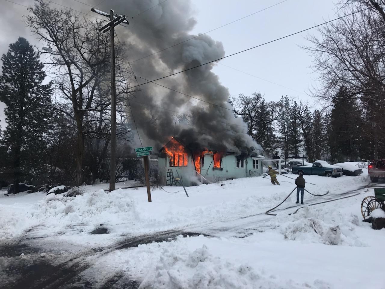 Malden home destroyed by fire – Pullman Radio