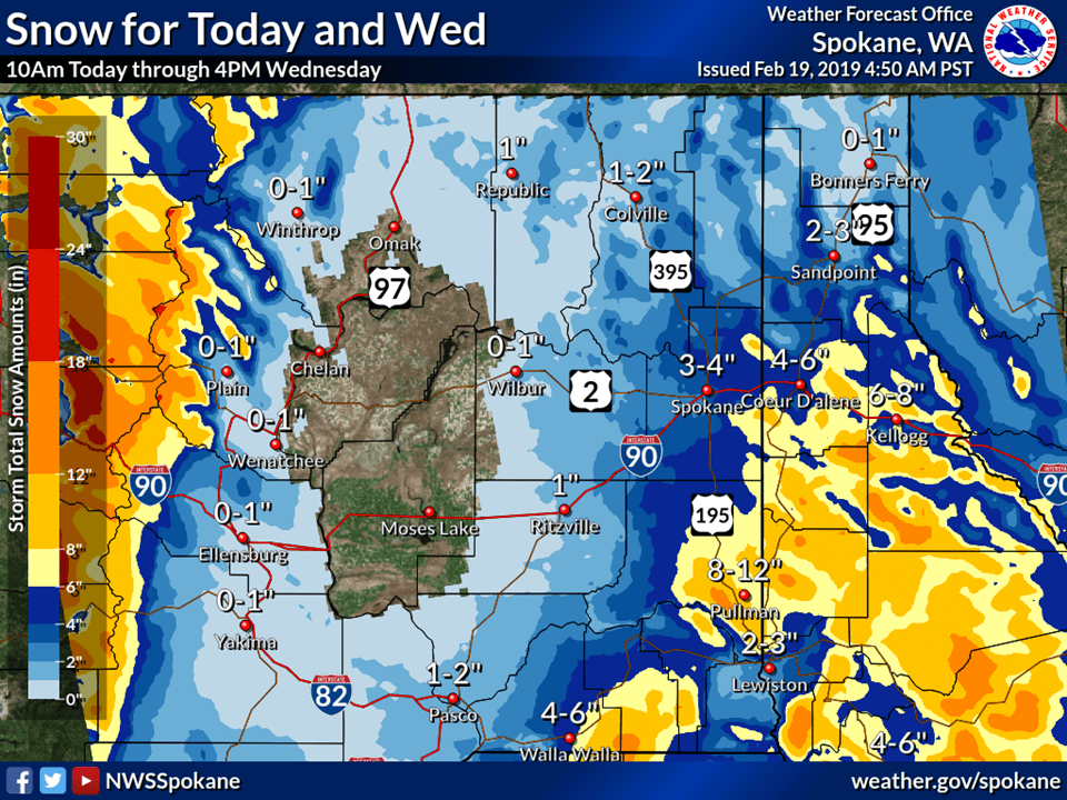 Up to a foot of snow in the forecast as Winter Storm Warning worsens ...