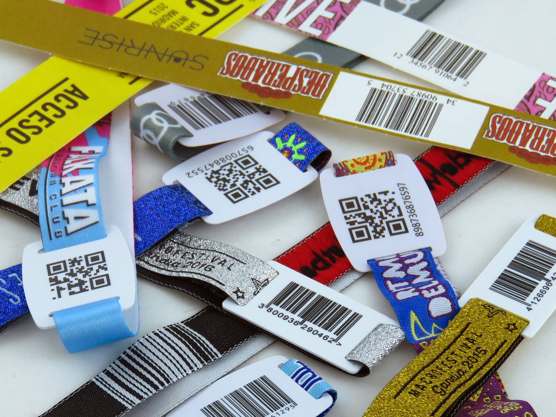 Pulseras con código de barras y QR | Pulseras ID
