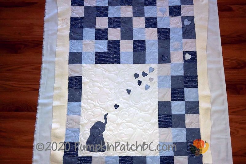 Baby Elephant - Pumpkin Patch