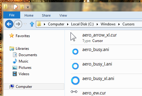 How to get Windows 8 mouse cursor scheme in Windows 7 - Pureinfotech