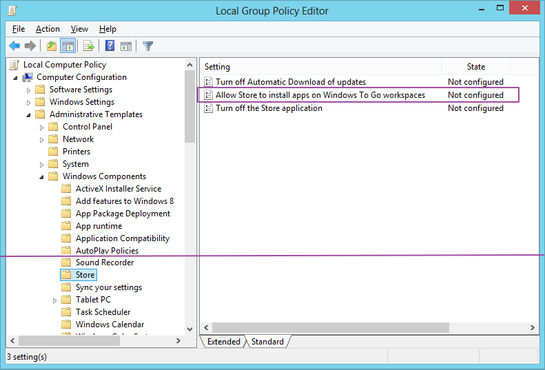 How to enable the Windows Store in a Windows To Go workspaces ...