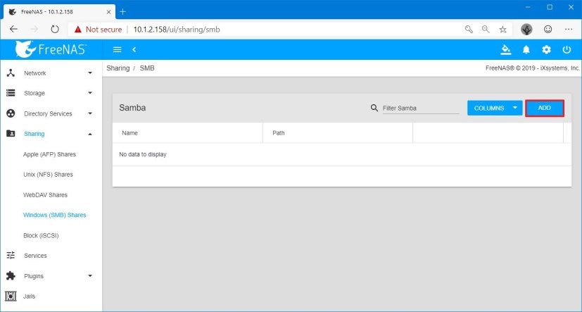 How to set up network file sharing on FreeNAS - Pureinfotech