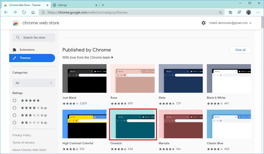 How to install Chrome themes on Microsoft Edge - Pureinfotech