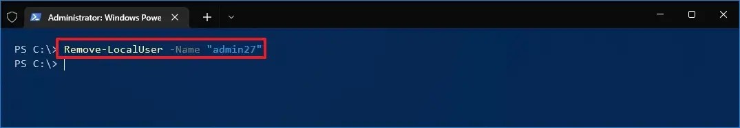 How to create new account with PowerShell on Windows 10 - Pureinfotech