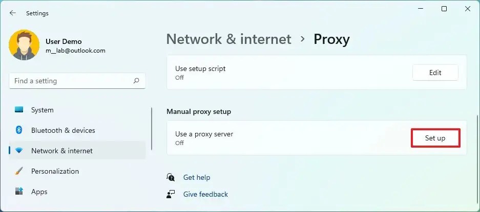 How to set up proxy server on Windows 11 - Pureinfotech