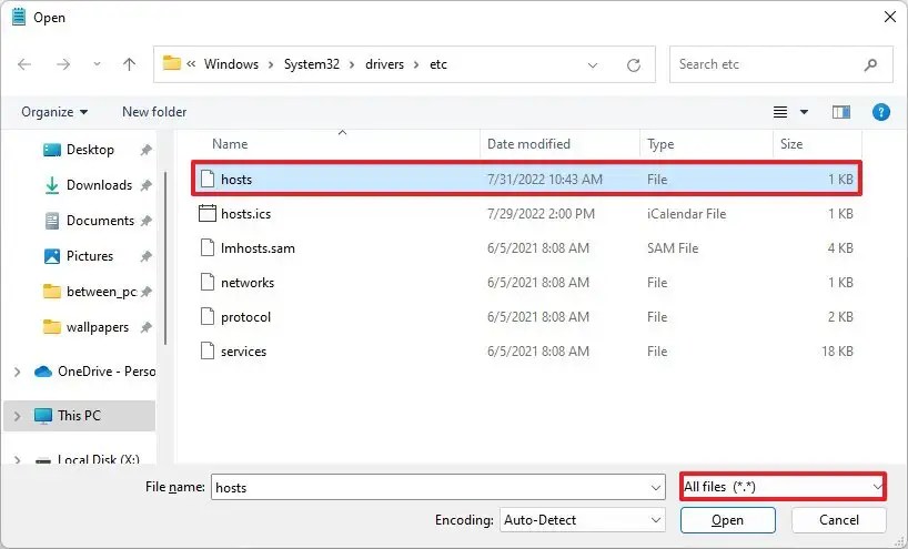 How to edit HOSTS file on Windows 11, 10 - Pureinfotech