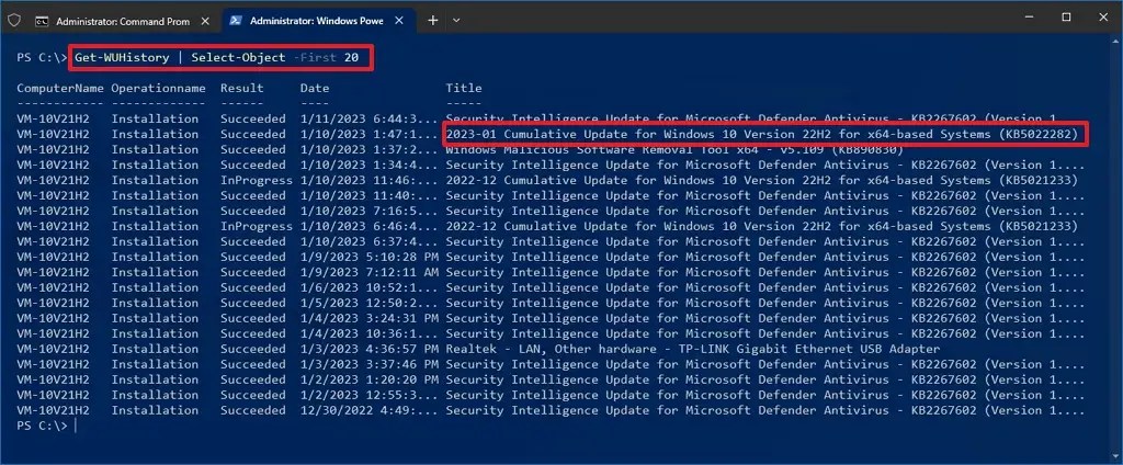 How to check Windows Update history on Windows 10 - Pureinfotech