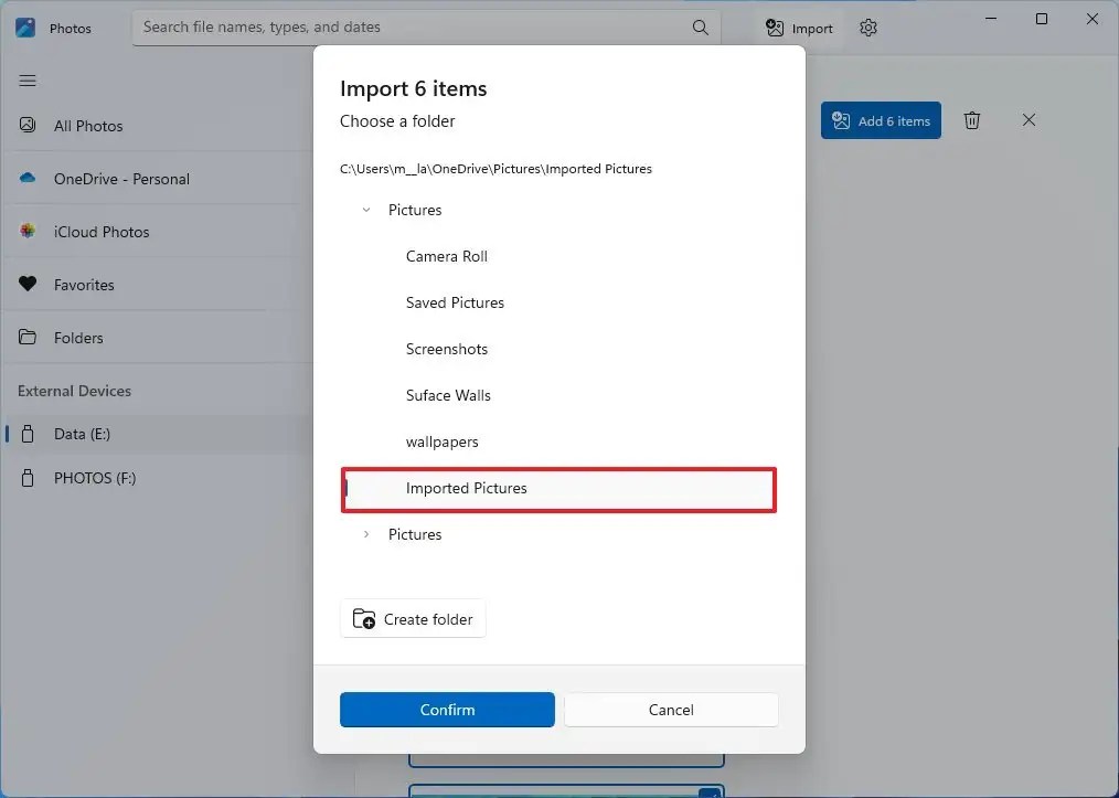 How to import photos from phone, camera, SD card on Windows 11 - Pureinfotech