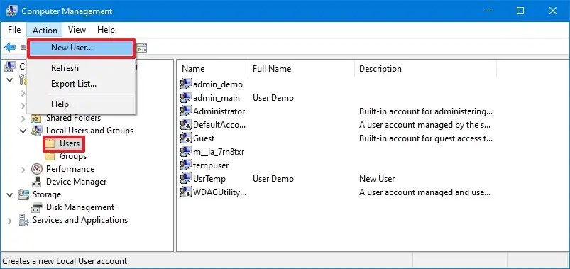 How to create local account on Windows 10 - Pureinfotech