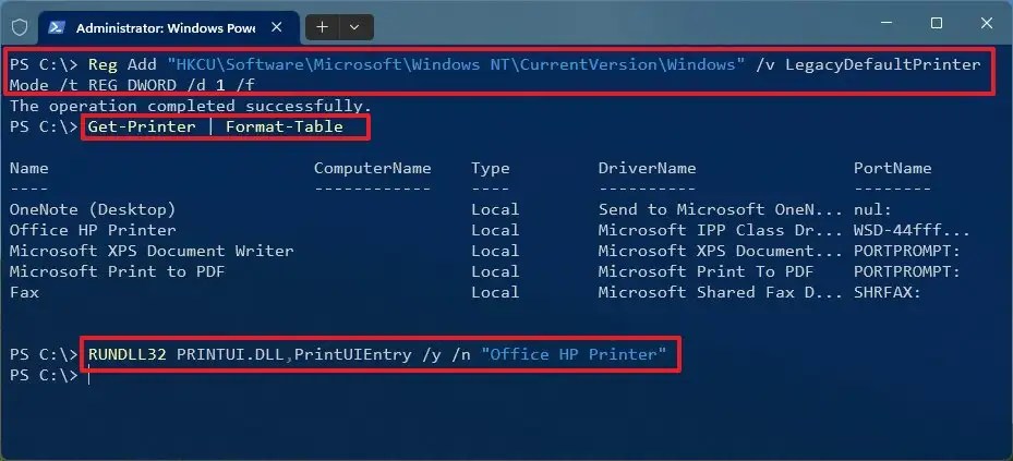 How to set default printer on Windows 11 - Pureinfotech