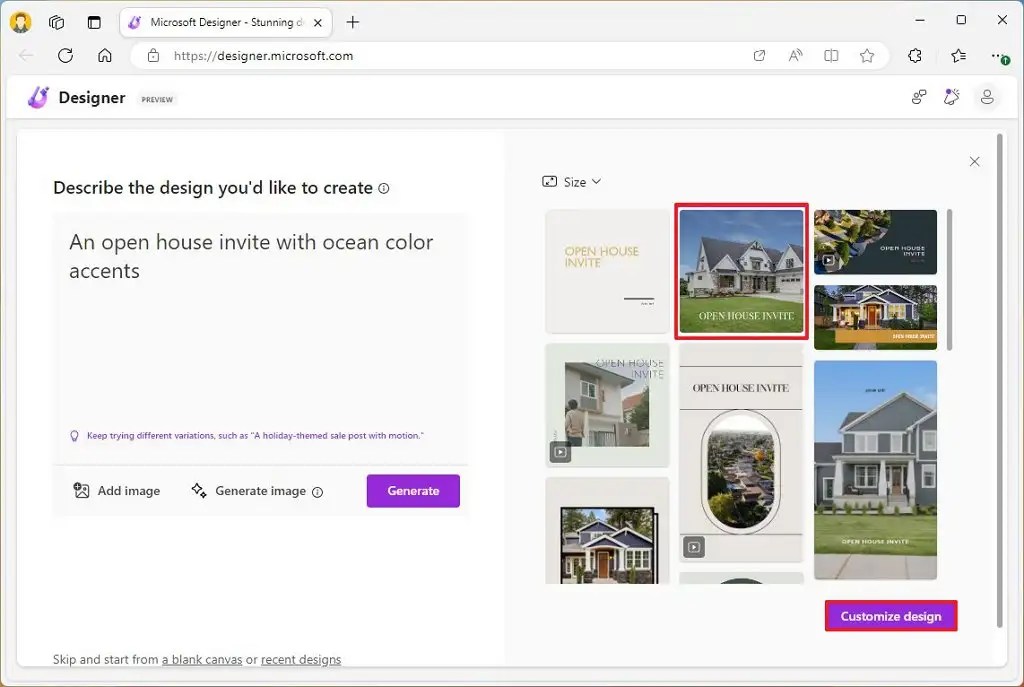 How to use Microsoft Designer to create graphics - Pureinfotech