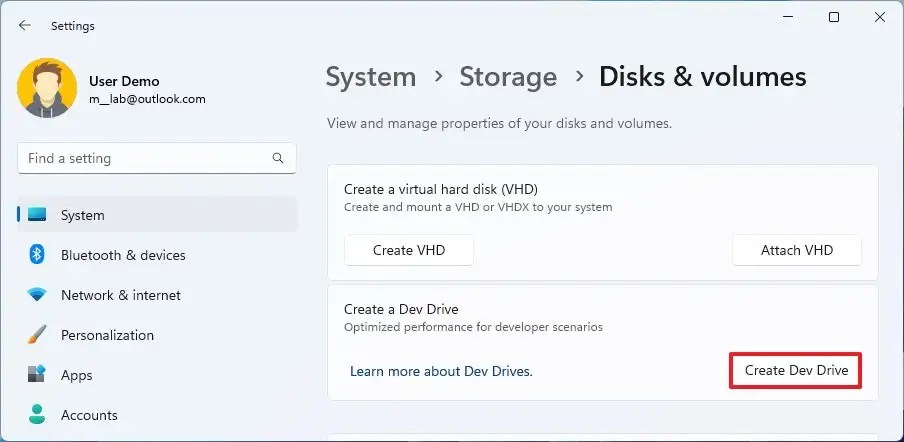 How to create Dev Drive on Windows 11 - Pureinfotech