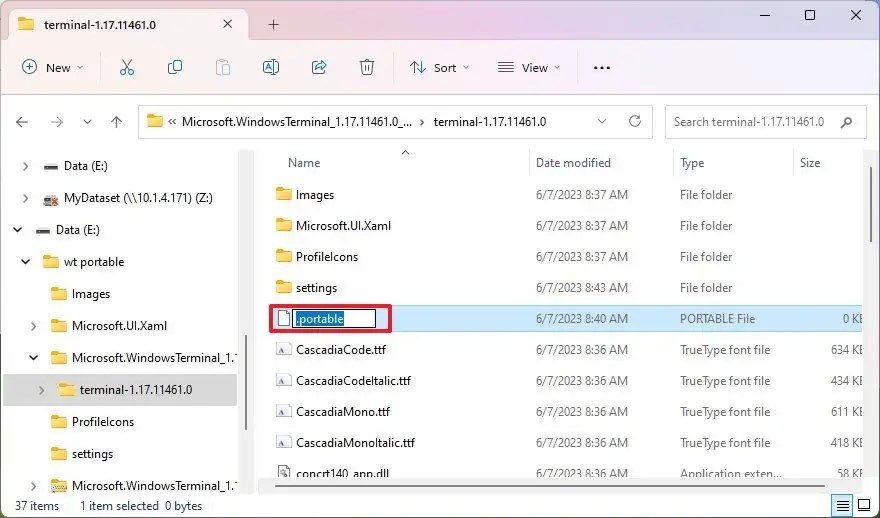How to enable portable mode for Windows Terminal - Pureinfotech