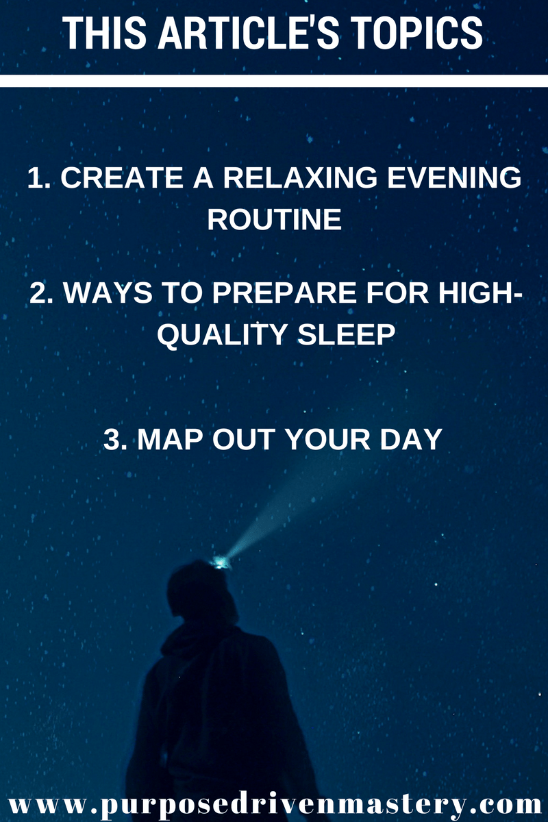 Create a Relaxing Evening Routine to Prepare for Tomorrow